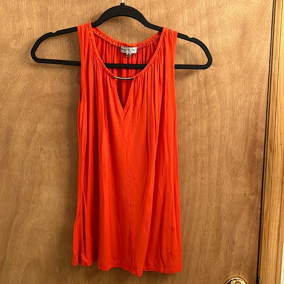 Vintage Suzie | Tops | Vintage Suzie Orange Sleeveless Top Womans Size ...